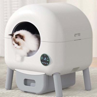 China Customizable Pet Smart Automatic Self Cleaning Cat Litter Box Large Capacity for sale