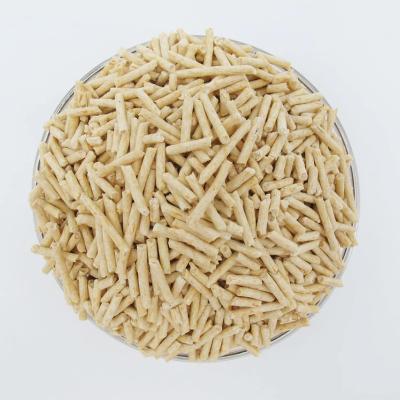 China Corn Tofu Cat Litter 1.5mm-3.0mm Dust-Free Flushable Pea Fiber for sale