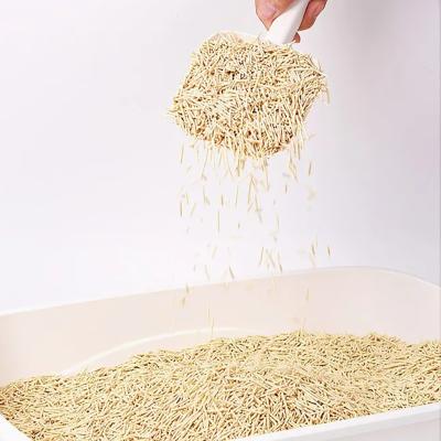 中国 純粋な天然植物由来の猫砂 ストリップタイプ 水洗可能 固まる コーン豆腐猫砂 販売のため