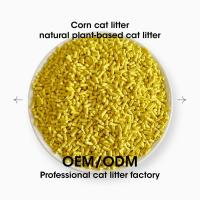 Quality Pet Accessories Easy Scoop Eco-Friendly Cat Litter Natural Clumping Corn Tofu Cat Litter for sale