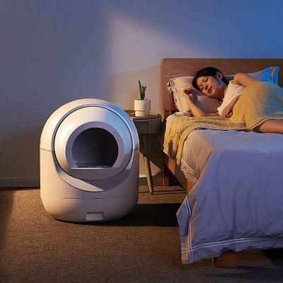 China Pet Smart Fully Automatic Extra Large Cleaning Odor Removal Cat Litter Box Anti-Splash Cat Litter Tray for sale