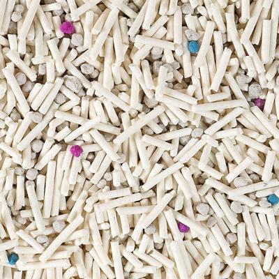 China Manufacturer Made in China Natural Bentonite Tofu Mixed Cat Litter Easy Clean Biodegradable Pet Supply for sale