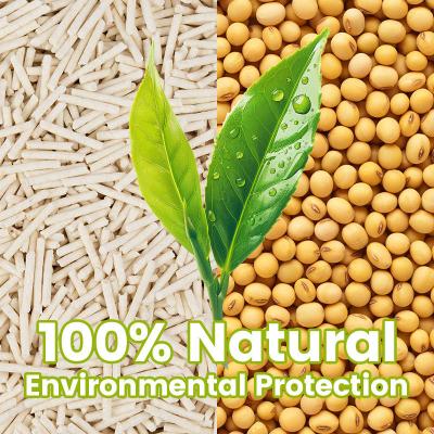 China OEM Pet Litter Plant-Based Kitty Litter Odor Control Biodegradable Tofu Cat Litter for sale
