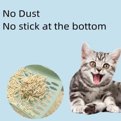 China Factory Wholesale Strong Odor Control Clumping Eco-Friendly Plant-Based Cat Sand Tofu Cat Litter for sale