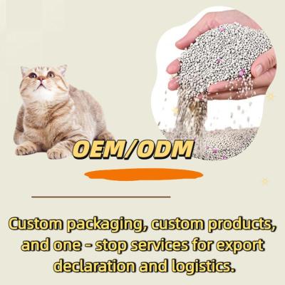 China Supplier Wholesale Pet Product Affordable Premium Natural Dust-Free Clumping OEM/ODM Bentonite Cat Litter for sale