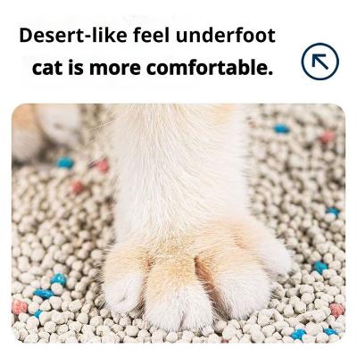 China Natural Sodium-Based Bentonite Cat Litter Fast Clumping Multi-Cat Odor Absorption Solution for sale