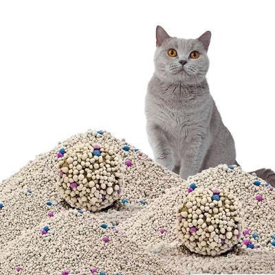 China Pure Natural Dust-Free Bentonite Cat Litter for Cats with Quick Clumping and Low Tracking Formula for sale