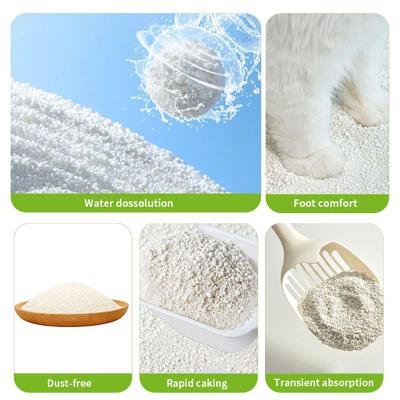 China Premium Household Cassava Cat Litter Lightweight Texture With Fast Acting Clumping Capability for sale