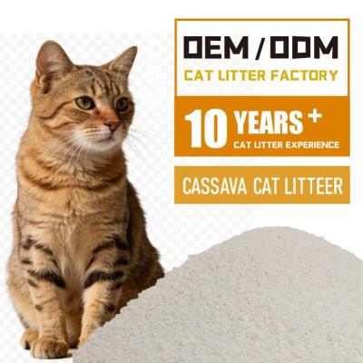 China Natural Cassava Cat Litter Featuring Low Dust Formula and Fast Moisture Absorption for sale