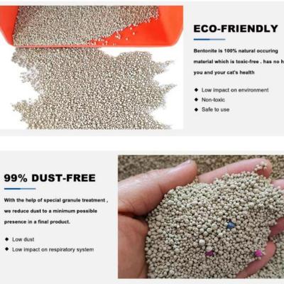 China Premium Natural Bentonite Cat Litter Offering Tight Clumps Fast Liquid Absorption and Freshness for sale
