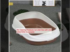 Pet Cleaning Products Cat Litter Box with and OEM/ODM Acceptable
