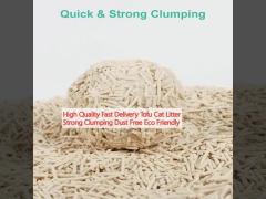 High Quality Fast Delivery Tofu Cat Litter Strong Clumping Dust Free Eco Friendly