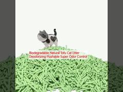 Econômico Chá Verde Tofu Cat Litter OEM Chá Potty Litter Desodora Bem