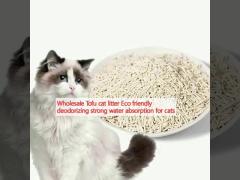 Wholesale Tofu cat litter Eco friendly deodorizing strong water absorption for cats