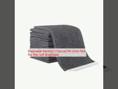 Disposable Bamboo Charcoal Pet Urine Pads For Dogs Soft Breathable