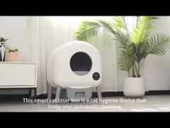 Grandi capacità di sicurezza automatico auto-pulizia aggiornata Advanced Controllo dell'odore Cat Litter Box