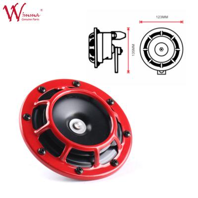 Cina Corno per altoparlanti per motocicli Super Loud Blast Tone Grill Mount 12v Corno elettrico 4ω Nero in vendita