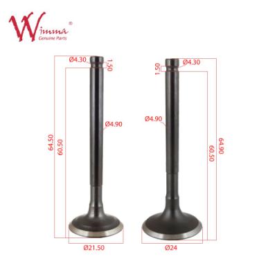 Motorcycle Engine Valve Stainless Steel GY6125 ISO9001