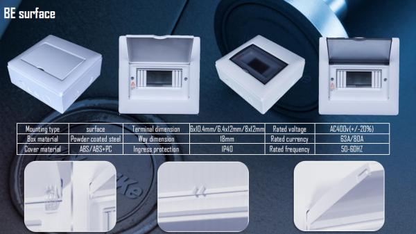 Custom OEM IP55 - IP66 laagspanningsverspreidingskast roestvrij staal