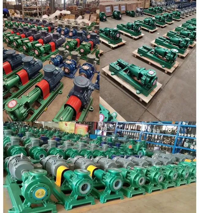 Horizontal Electric Driven Chemical Fzb Fluorine Plastic Acid and Alkali Self-Priming Centrifugal Pump