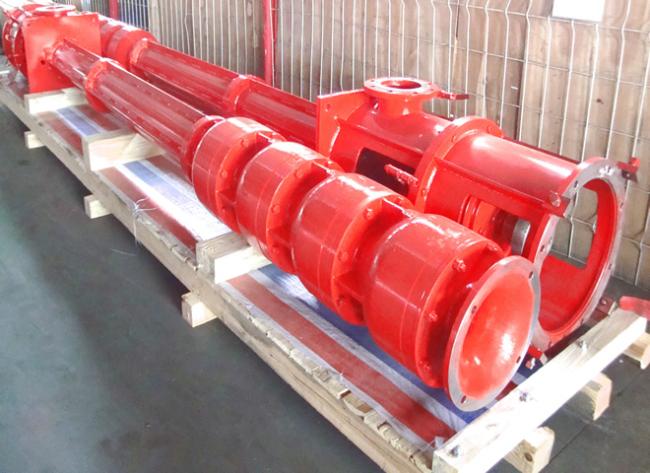 Vertical long shaft fire pump