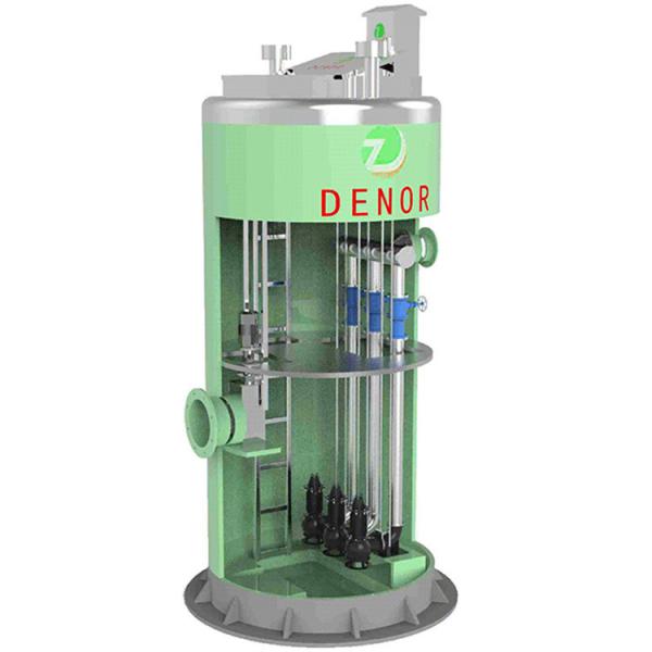 Quality Automatic Sewage Lifting Station Fiberglass Material Sewage Lift Pump Station for sale