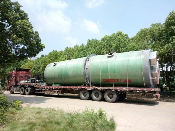 Quality Automatic Sewage Lifting Station Fiberglass Material Sewage Lift Pump Station for sale