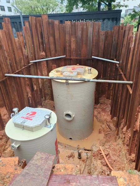 Quality Customized HMPP Integrated Pump Station with Water Pumps Grilles and Control for sale