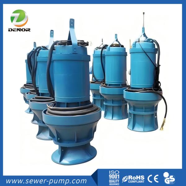 Quality ODM OEM Elbow Pump 10M3/H-35000M3/H Axial Flow Propeller Pump 1-25m Head For Pump Station for sale