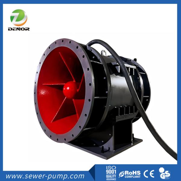 Quality High Efficiency Submersible Pump , Compact Axial Flow Water Pump For Flood Control for sale