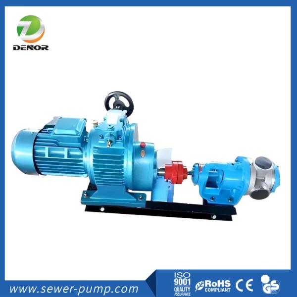 Quality NCB Stainless Steel High Viscosity Rotor Pump 4KW Large Flow Low Noise for sale
