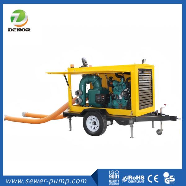 Quality Cast Iron Large Flow Emergency Flood Pump For Flood Control / Rescue for sale