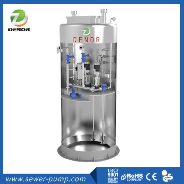 Quality Wastewater Lifting Pumping Integrated Precast Water Pump Station for sale
