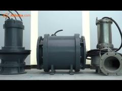 High Efficiency Submersible Pump , Compact Axial Flow Water Pump For Flood Control