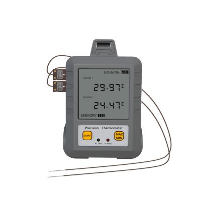 China -80-400 PT100 PT1000 Dual Channel NTC Thermometer GREY Platinum Resistance Probe 185g à venda