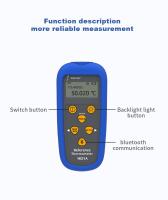 China High Temperature Industrial Contact Reference Thermometer with LCD Digital Display Blue for sale