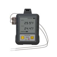 China High Precision USB Dual Channel T Type Temperature Data Logger GREY with Protection Case for sale