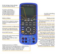 China Versatile Multifunction Process Calibrator with Resistance Current and Voltage Measurement for sale