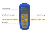 China Fast NTC Thermistor Thermometer without Probe for Precise Temperature Measurement for sale