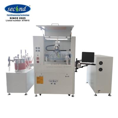 China CE certificated Inline automatic two component doming epoxy potting machine for sale