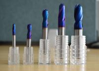 China Carbide CNC Process 60 HRC Ball Nose End Mill for sale