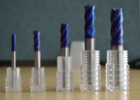 China 0.2μM HRC 65 Flat End Mill Cutter For Cutting Tools Machining for sale