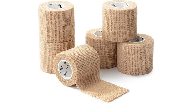 Mr. Pen- Self Adhesive Bandage Wrap, 6 Pack, Skin Colored