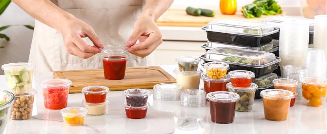 Salad Dressing Container