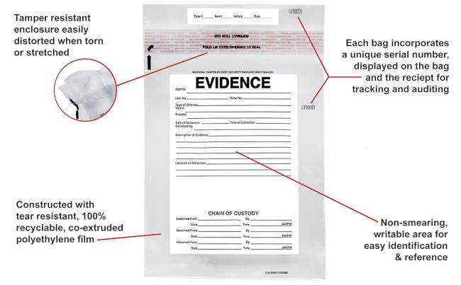 security bags evidence 