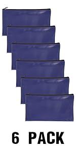 Cash bag blue