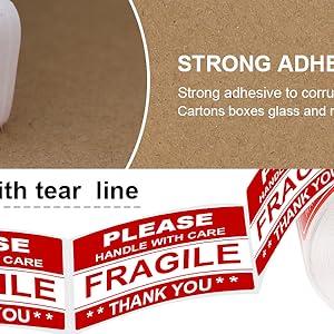 2x3 fragile stickers