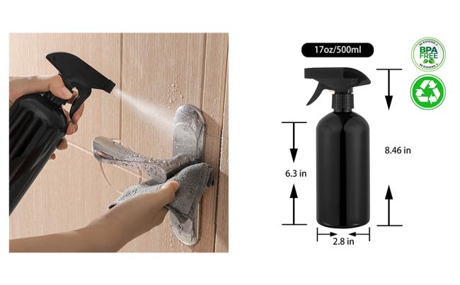 spray bottles
