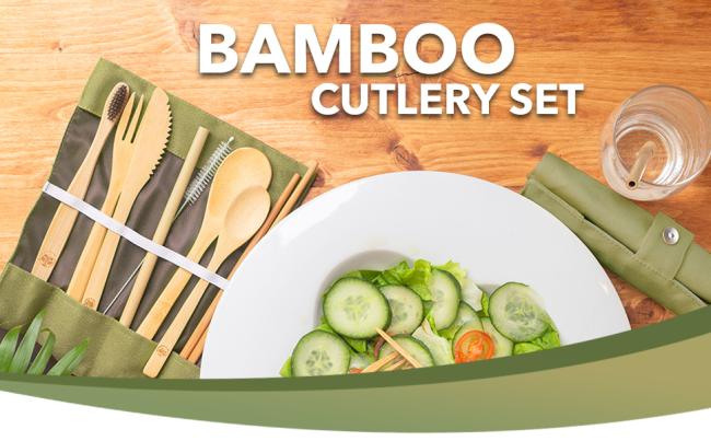 reusable utensil set silverware utensil carrying wood sustainable lunch vegan tools picnic cultery