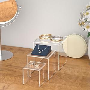 acrylic riser sets